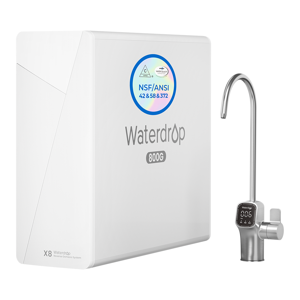 Waterdrop X8 Reverse Osmosis Water System | Fast & Efficient RO ...